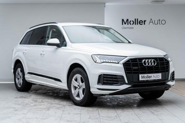 Balts Audi Q7 2020 Peetri, ar dzinēja tilpumu 3.00 L un nobraukumu 134 tūkst. km par 42750 €, foto 2 vietnē AUTOMOTO.COM.LV