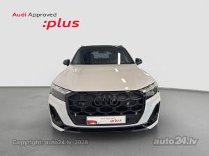 White Audi Q7 2024 in Tallinn, with an engine capacity of 3.00 L and mileage of 41 thousand km for 72900 €, photo 5 on AUTOMOTO.COM.LV