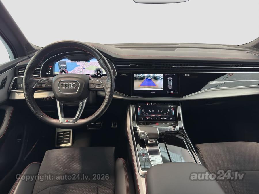White Audi Q7 2024 in Tallinn, with an engine capacity of 3.00 L and mileage of 41 thousand km for 72900 €, photo 10 on AUTOMOTO.COM.LV