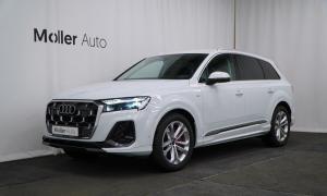 White Audi Q7 2025 in Tallinn, with an engine capacity of 3.00 L and mileage of 20 thousand km for 72900 €, photo  on AUTOMOTO.COM.LV