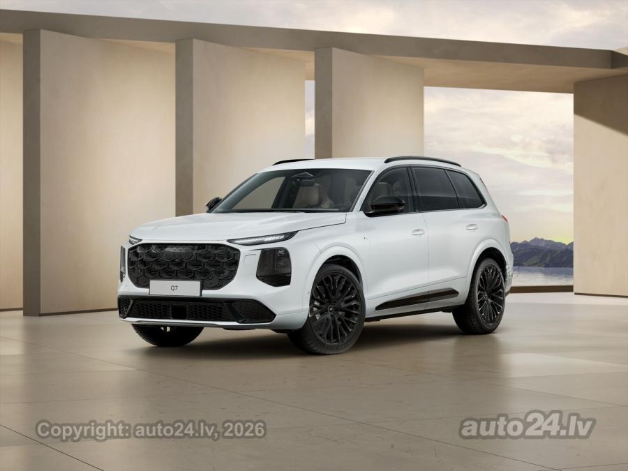 Balts Audi Q7 2026 Tallina, ar dzinēja tilpumu 3.00 L un nobraukumu 10 tūkst. km par 118900 €, foto 1 vietnē AUTOMOTO.COM.LV