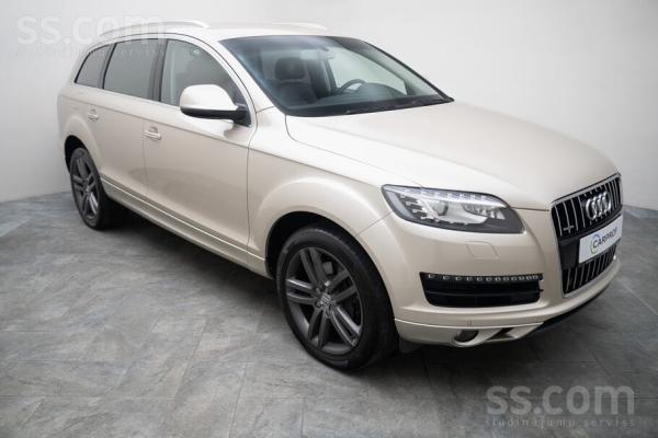 Yellow Audi Q7 2011 in Tallinn, with an engine capacity of 4.10 L and mileage of 270 thousand km for 12999 €, photo 3 on AUTOMOTO.COM.LV