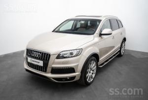 Yellow Audi Q7 2012 in Tallinn, with an engine capacity of 3.00 L and mileage of 280 thousand km for 12899 €, photo  on AUTOMOTO.COM.LV