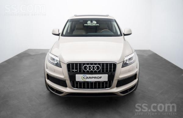 Yellow Audi Q7 2012 in Tallinn, with an engine capacity of 3.00 L and mileage of 280 thousand km for 12899 €, photo 2 on AUTOMOTO.COM.LV