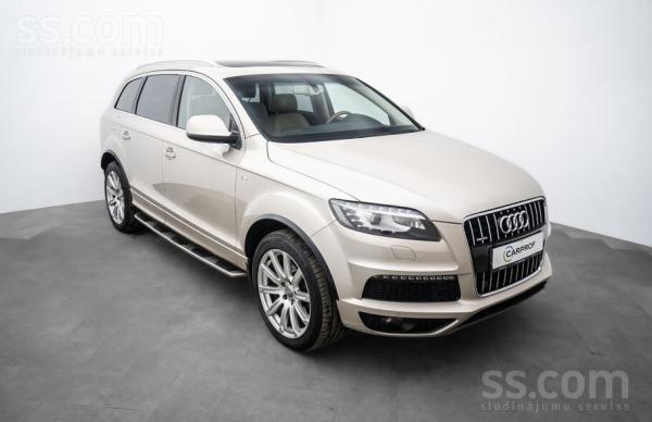 Yellow Audi Q7 2012 in Tallinn, with an engine capacity of 3.00 L and mileage of 280 thousand km for 12899 €, photo 3 on AUTOMOTO.COM.LV