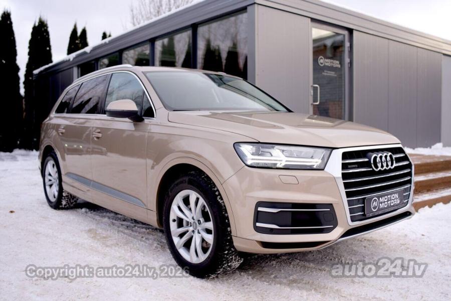 Yellow Audi Q7 2018 in Tallinn, with an engine capacity of 3.00 L and mileage of 30 thousand km for 39900 €, photo 1 on AUTOMOTO.COM.LV