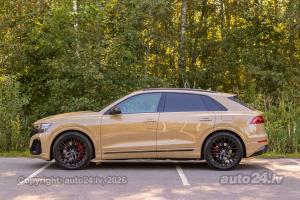 Beige Audi Q8 2024 in Tallinn, with an engine capacity of 3.00 L and mileage of 30 thousand km for 88900 €, photo 4 on AUTOMOTO.COM.LV