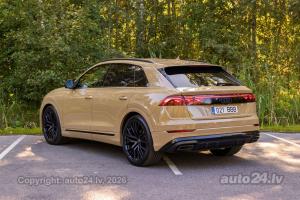 Beige Audi Q8 2024 in Tallinn, with an engine capacity of 3.00 L and mileage of 30 thousand km for 88900 €, photo 9 on AUTOMOTO.COM.LV