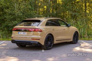 Beige Audi Q8 2024 in Tallinn, with an engine capacity of 3.00 L and mileage of 30 thousand km for 88900 €, photo 10 on AUTOMOTO.COM.LV