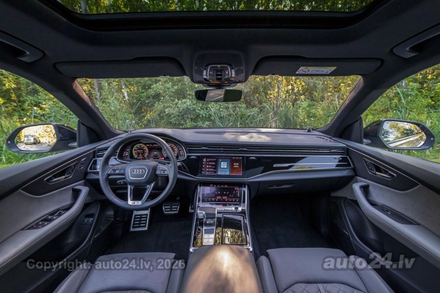 Beige Audi Q8 2024 in Tallinn, with an engine capacity of 3.00 L and mileage of 30 thousand km for 88900 €, photo 12 on AUTOMOTO.COM.LV