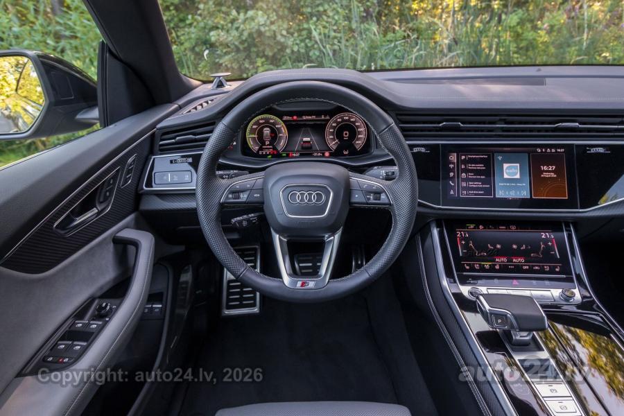 Beige Audi Q8 2024 in Tallinn, with an engine capacity of 3.00 L and mileage of 30 thousand km for 88900 €, photo 14 on AUTOMOTO.COM.LV