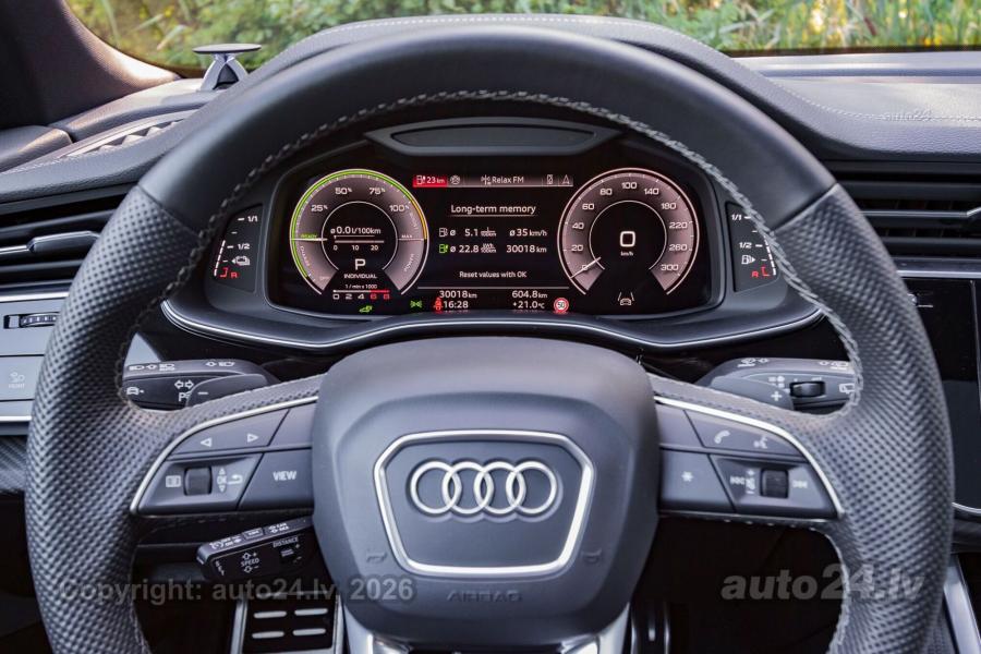 Beige Audi Q8 2024 in Tallinn, with an engine capacity of 3.00 L and mileage of 30 thousand km for 88900 €, photo 15 on AUTOMOTO.COM.LV