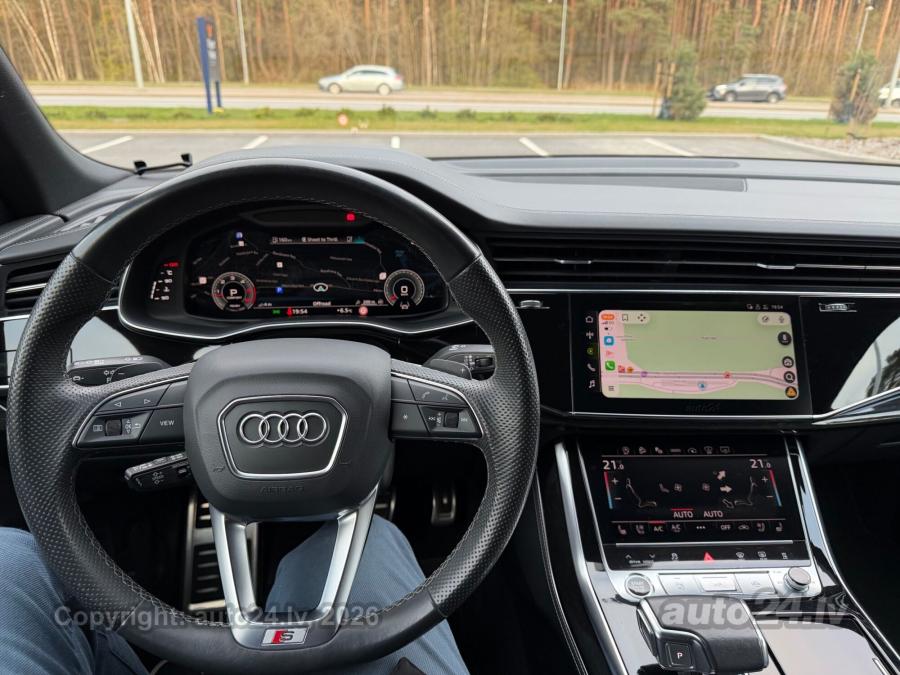 Black Audi Q8 2022 in Tallinn, with an engine capacity of 3.00 L and mileage of 122 thousand km for 51500 €, photo 10 on AUTOMOTO.COM.LV