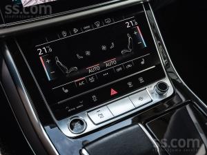 Black Audi Q8 2023 in Riga, with an engine capacity of 3.00 L and mileage of 70 thousand km for 54900 €, photo 26 on AUTOMOTO.COM.LV