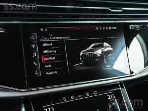 Black Audi Q8 2023 in Riga, with an engine capacity of 3.00 L and mileage of 70 thousand km for 54900 €, photo 30 on AUTOMOTO.COM.LV