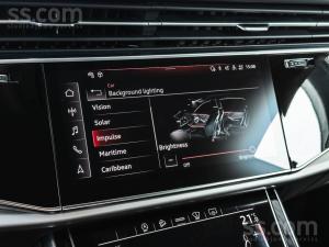 Black Audi Q8 2023 in Riga, with an engine capacity of 3.00 L and mileage of 70 thousand km for 54900 €, photo 31 on AUTOMOTO.COM.LV