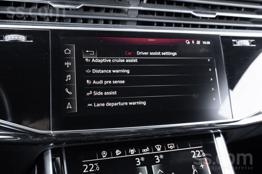 Черный Ауди Q8 2018 в Рига, объемом двигателя 3.00 л и пробегом 126 тыс. км за 41600 €, фото 24 на AUTOMOTO.COM.LV