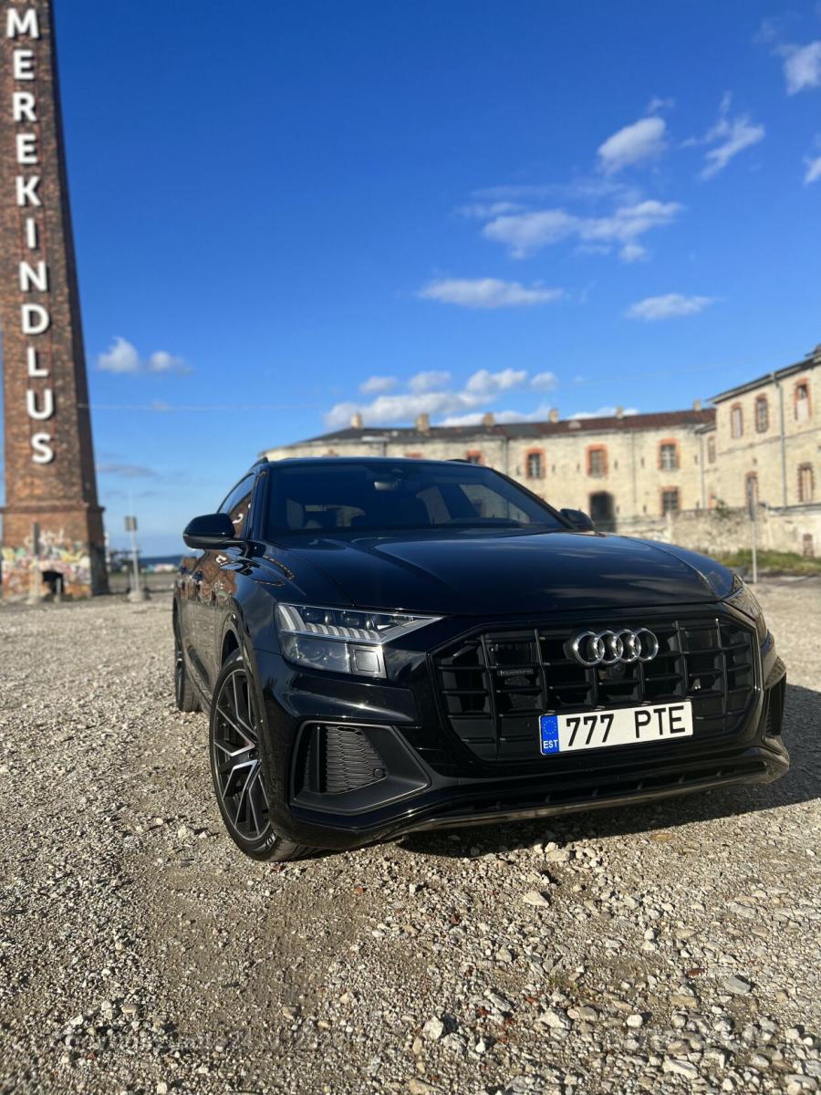 Melns Audi Q8 2018 Tallina, ar dzinēja tilpumu 3.00 L un nobraukumu 188 tūkst. km par 45900 €, foto 3 vietnē AUTOMOTO.COM.LV