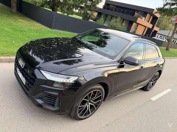 Melns Audi Q8 2018 Tauragė, ar dzinēja tilpumu 2.97 L un nobraukumu 243 tūkst. km par 44000 €, foto 2 vietnē AUTOMOTO.COM.LV