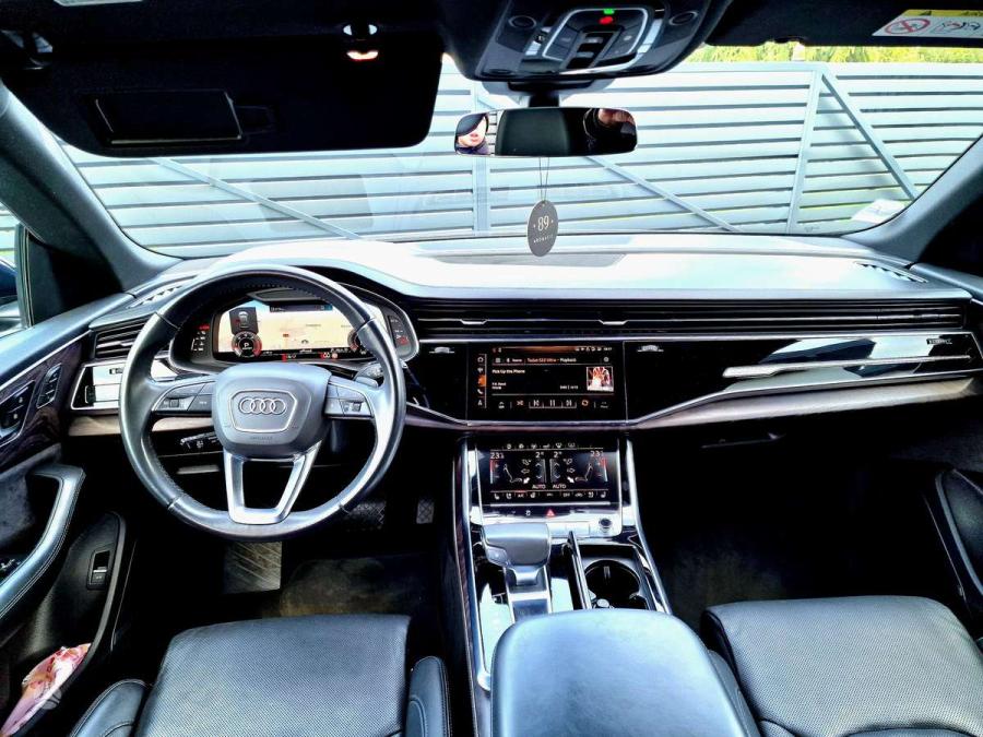 Melns Audi Q8 2018 Marijampole, ar dzinēja tilpumu 2.97 L un nobraukumu 249 tūkst. km par 39990 €, foto 18 vietnē AUTOMOTO.COM.LV