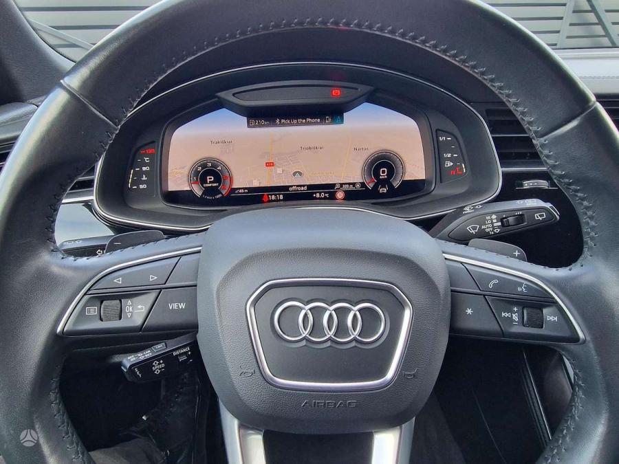 Melns Audi Q8 2018 Marijampole, ar dzinēja tilpumu 2.97 L un nobraukumu 249 tūkst. km par 39990 €, foto 19 vietnē AUTOMOTO.COM.LV