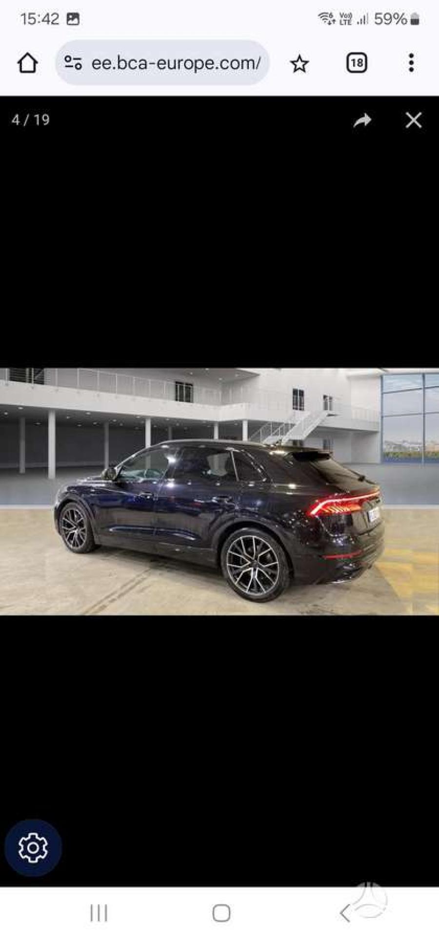 Melns Audi Q8 2018 Marijampole, ar dzinēja tilpumu 2.97 L un nobraukumu 249 tūkst. km par 39990 €, foto 41 vietnē AUTOMOTO.COM.LV