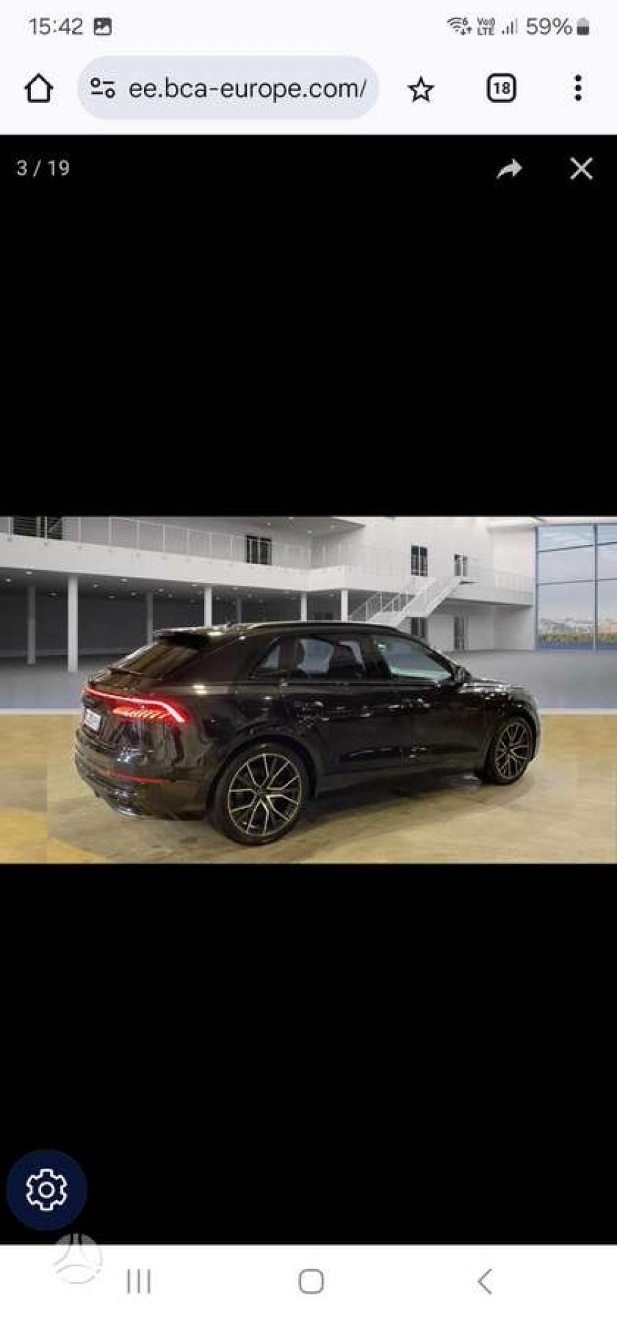 Melns Audi Q8 2018 Marijampole, ar dzinēja tilpumu 2.97 L un nobraukumu 249 tūkst. km par 39990 €, foto 42 vietnē AUTOMOTO.COM.LV