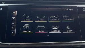 Black Audi Q8 2018 in Marijampole, with an engine capacity of 2.97 L and mileage of 252 thousand km for 38900 €, photo 5 on AUTOMOTO.COM.LV