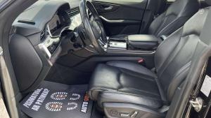 Black Audi Q8 2018 in Marijampole, with an engine capacity of 2.97 L and mileage of 252 thousand km for 38900 €, photo 14 on AUTOMOTO.COM.LV