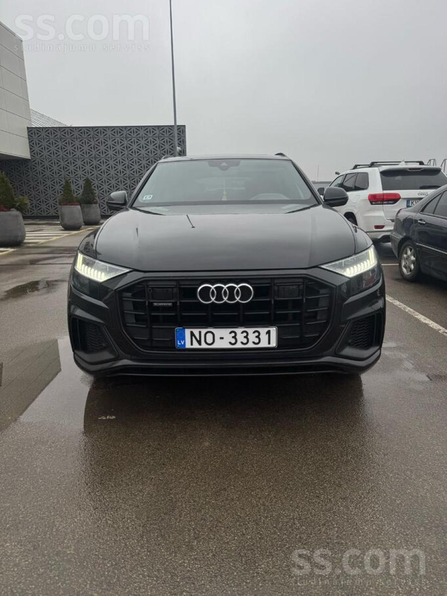 Melns Audi Q8 2019 Ogre, ar dzinēja tilpumu 3.00 L un nobraukumu 122 tūkst. km par 97800 €, foto 3 vietnē AUTOMOTO.COM.LV