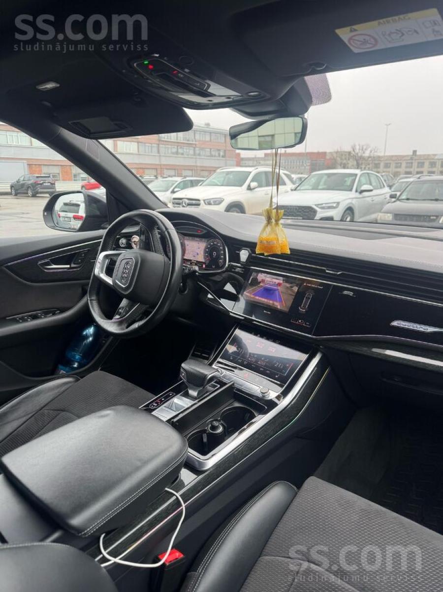 Melns Audi Q8 2019 Ogre, ar dzinēja tilpumu 3.00 L un nobraukumu 122 tūkst. km par 97800 €, foto 8 vietnē AUTOMOTO.COM.LV