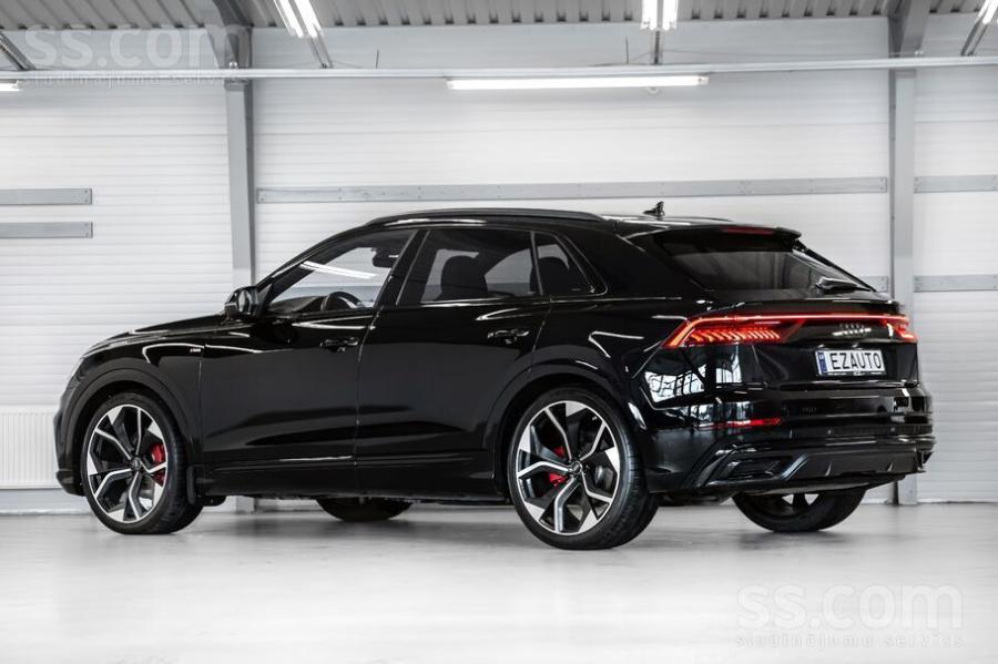 Black Audi Q8 2019 in Tukums, with an engine capacity of 3.00 L and mileage of 0 thousand km for 77000 €, photo 8 on AUTOMOTO.COM.LV