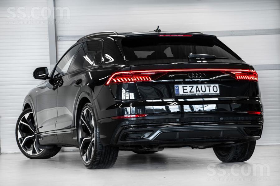 Black Audi Q8 2019 in Tukums, with an engine capacity of 3.00 L and mileage of 0 thousand km for 77000 €, photo 9 on AUTOMOTO.COM.LV