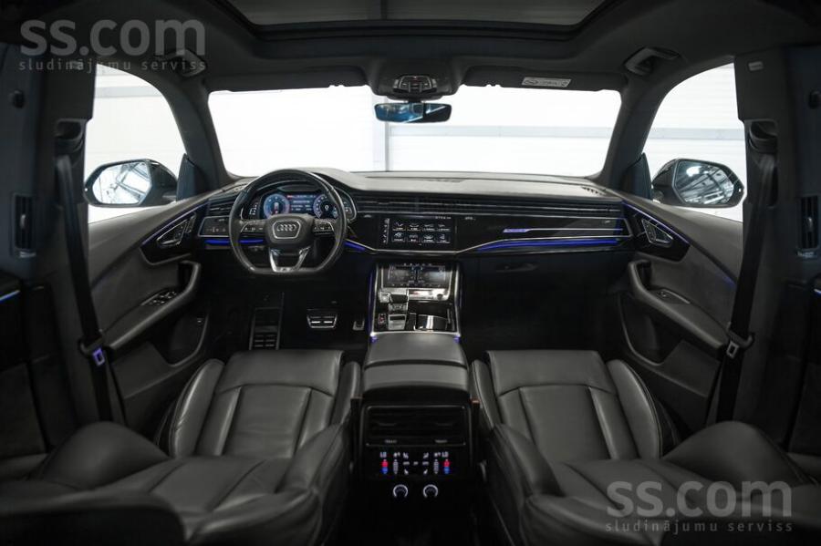 Black Audi Q8 2019 in Tukums, with an engine capacity of 3.00 L and mileage of 0 thousand km for 77000 €, photo 11 on AUTOMOTO.COM.LV