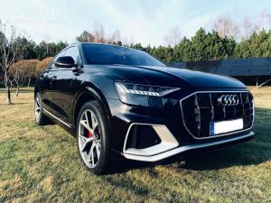 Melns Audi Q8 2019 Liepāja, ar dzinēja tilpumu 3.00 L un nobraukumu 142 tūkst. km par 54500 €, foto 1 vietnē AUTOMOTO.COM.LV