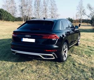Melns Audi Q8 2019 Liepāja, ar dzinēja tilpumu 3.00 L un nobraukumu 142 tūkst. km par 54500 €, foto 4 vietnē AUTOMOTO.COM.LV