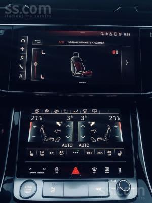 Melns Audi Q8 2019 Liepāja, ar dzinēja tilpumu 3.00 L un nobraukumu 142 tūkst. km par 54500 €, foto 16 vietnē AUTOMOTO.COM.LV