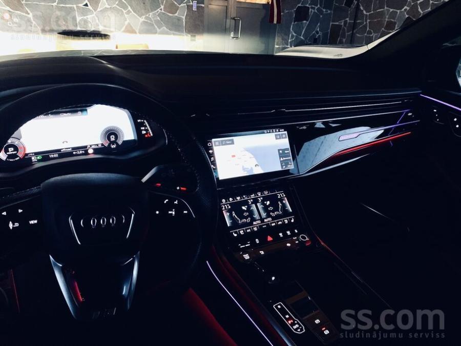 Melns Audi Q8 2019 Liepāja, ar dzinēja tilpumu 3.00 L un nobraukumu 142 tūkst. km par 54500 €, foto 18 vietnē AUTOMOTO.COM.LV