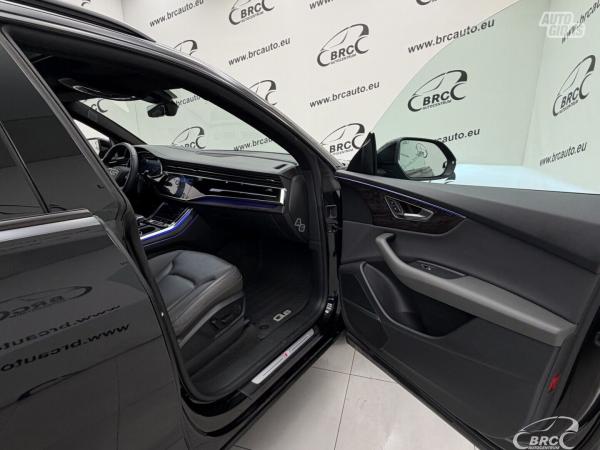 Melns Audi Q8 2019 Avižieniai, ar dzinēja tilpumu 3.00 L un nobraukumu 61 tūkst. km par 42900 €, foto 8 vietnē AUTOMOTO.COM.LV