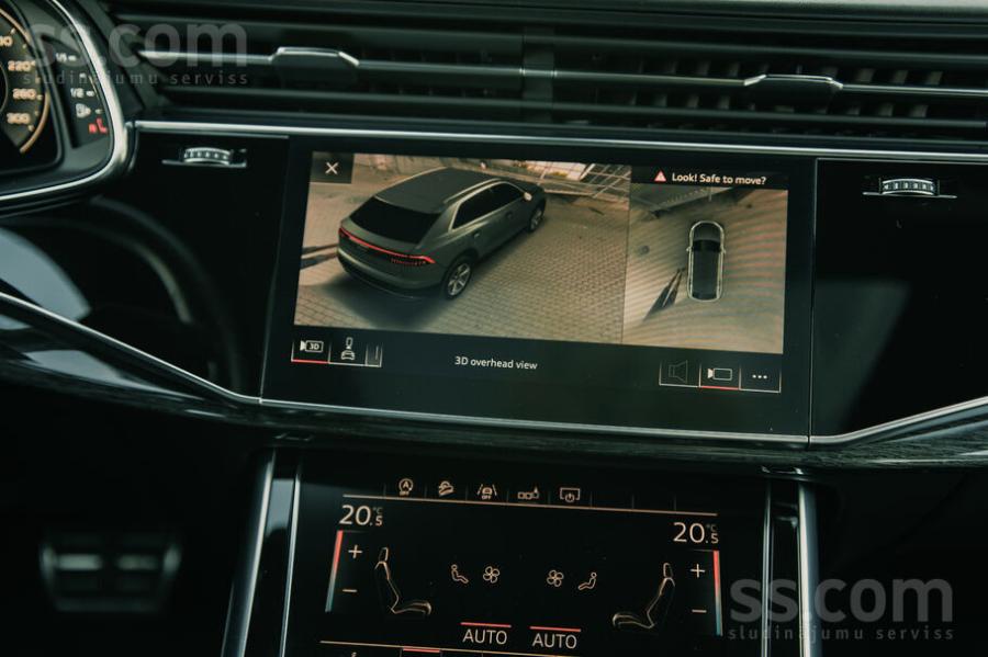 Melns Audi Q8 2019 Rīga, ar dzinēja tilpumu 3.00 L un nobraukumu 121 tūkst. km par 42000 €, foto 30 vietnē AUTOMOTO.COM.LV