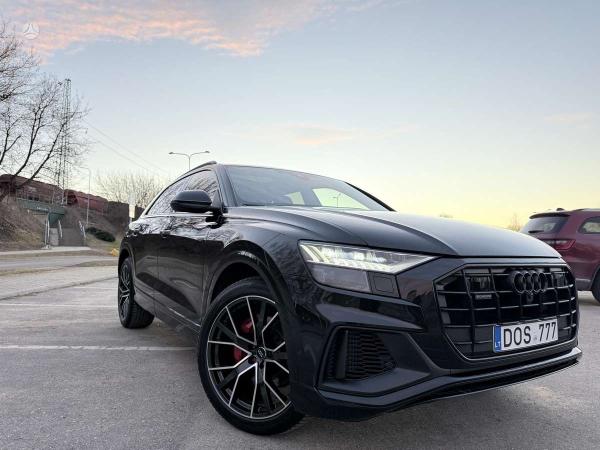 Melns Audi Q8 2019 Viļņa, ar dzinēja tilpumu 3.00 L un nobraukumu 137 tūkst. km par 39900 €, foto 6 vietnē AUTOMOTO.COM.LV