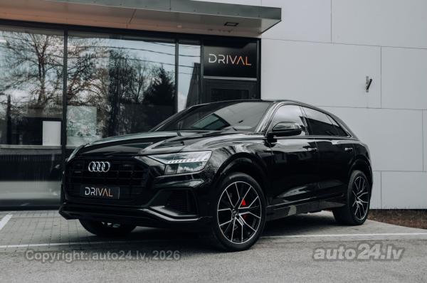 Melns Audi Q8 2020 Tallina, ar dzinēja tilpumu 3.00 L un nobraukumu 138 tūkst. km par 55900 €, foto  vietnē AUTOMOTO.COM.LV