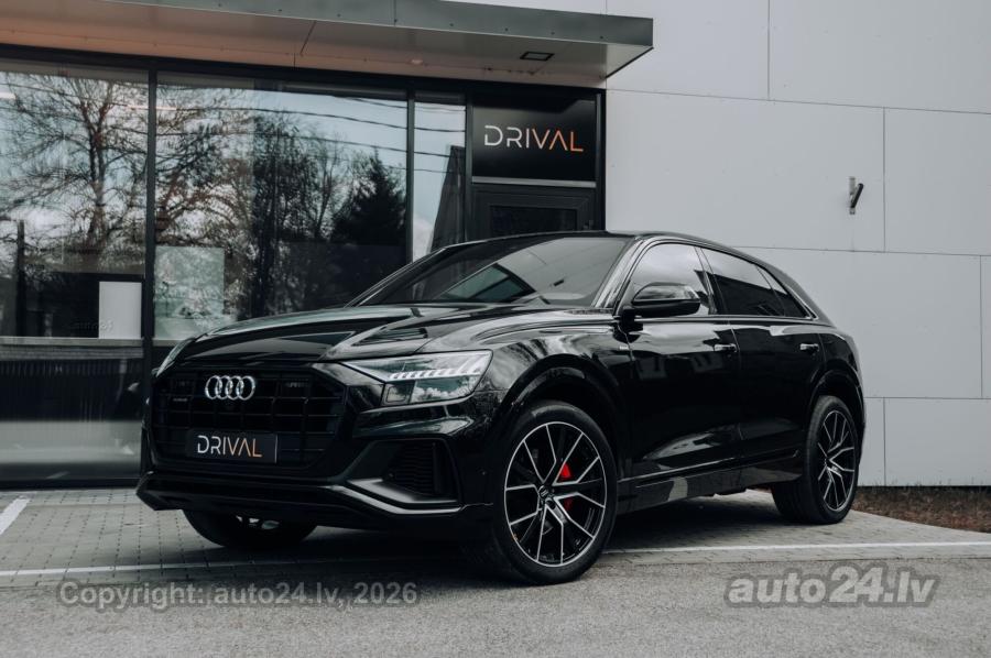 Melns Audi Q8 2020 Tallina, ar dzinēja tilpumu 3.00 L un nobraukumu 138 tūkst. km par 55900 €, foto 1 vietnē AUTOMOTO.COM.LV