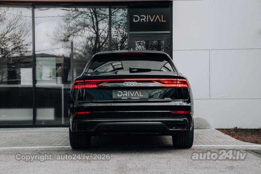 Melns Audi Q8 2020 Tallina, ar dzinēja tilpumu 3.00 L un nobraukumu 138 tūkst. km par 55900 €, foto 19 vietnē AUTOMOTO.COM.LV