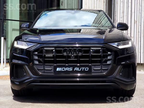 Melns Audi Q8 2021 Rīga, ar dzinēja tilpumu 3.00 L un nobraukumu 93 tūkst. km par 69900 €, foto 7 vietnē AUTOMOTO.COM.LV