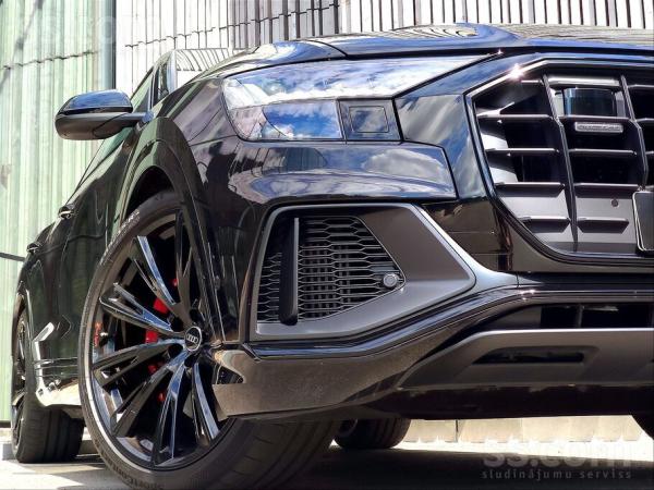 Melns Audi Q8 2021 Rīga, ar dzinēja tilpumu 3.00 L un nobraukumu 93 tūkst. km par 69900 €, foto 9 vietnē AUTOMOTO.COM.LV