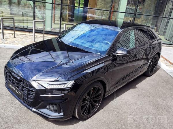 Melns Audi Q8 2021 Rīga, ar dzinēja tilpumu 3.00 L un nobraukumu 93 tūkst. km par 69900 €, foto 8 vietnē AUTOMOTO.COM.LV