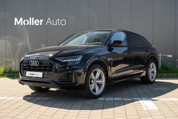 Black Audi Q8 2021 in Vilnius, with an engine capacity of 3.00 L and mileage of 85 thousand km for 53000 €, photo 3 on AUTOMOTO.COM.LV