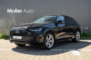 Melns Audi Q8 2021 Viļņa, ar dzinēja tilpumu 3.00 L un nobraukumu 85 tūkst. km par 53000 €, foto 4 vietnē AUTOMOTO.COM.LV