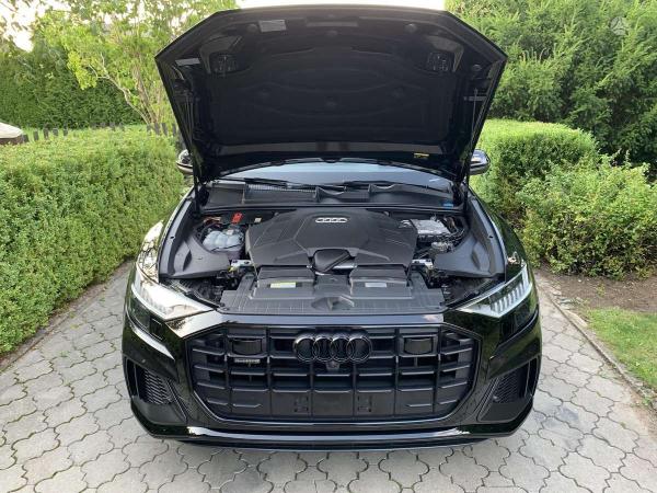 Black Audi Q8 2021 in Kelme, with an engine capacity of 3.00 L and mileage of 19 thousand km for 53500 €, photo 9 on AUTOMOTO.COM.LV